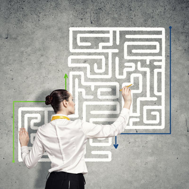 Finding solution stock image. Image of game, project - 50275217