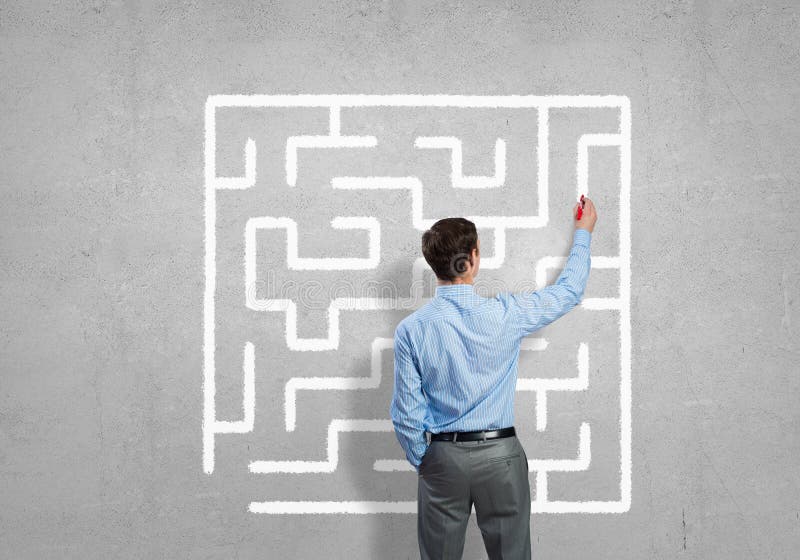 Finding solution stock image. Image of complicated, business - 51909563