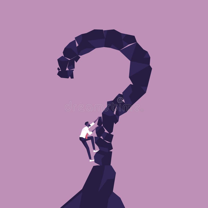 Finding Solution and Problem Solving Vector Concept Stock Vector ...