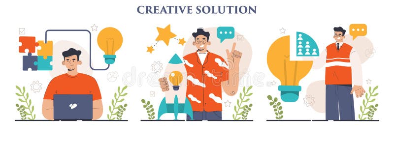 Finding a Solution Set. Generation of a Creative Idea in a Brainstorm ...