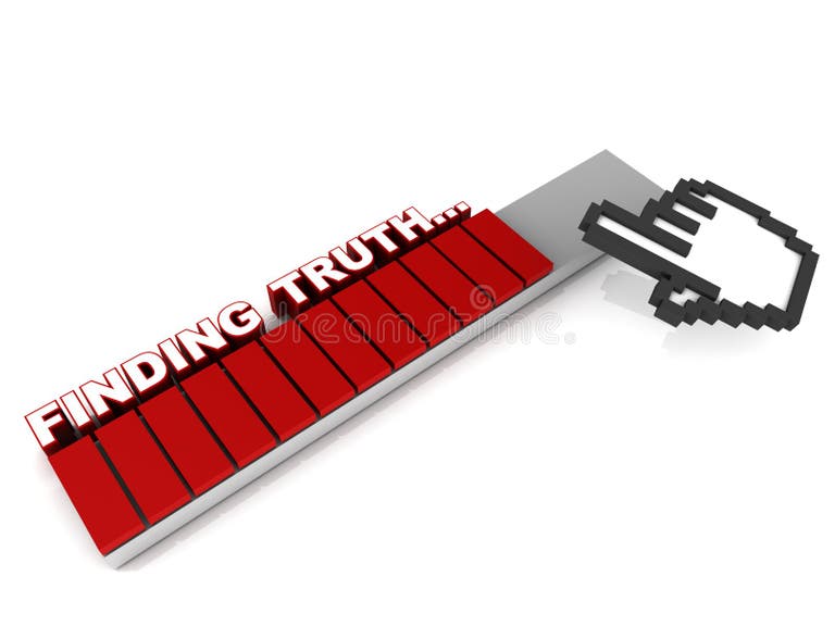 Finding truth stock illustration. Illustration of detective - 31311383
