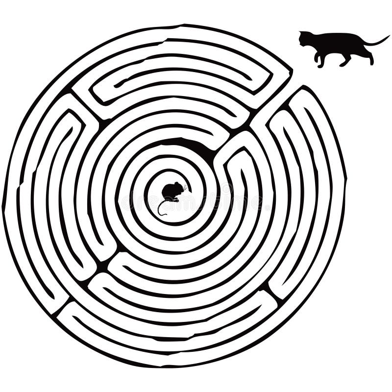 Finding a way stock vector. Illustration of intricacy - 26381601