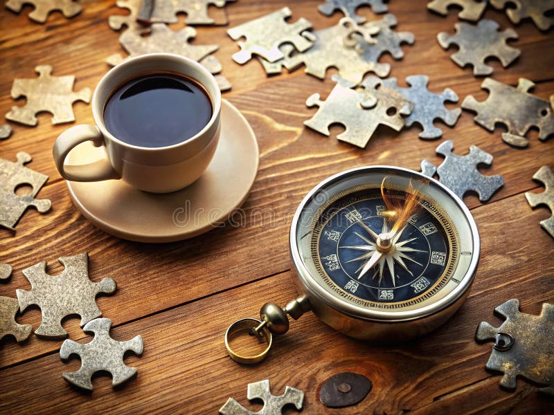 Finding Your Way through Challenges a Compass Puzzles and Coffee for ...
