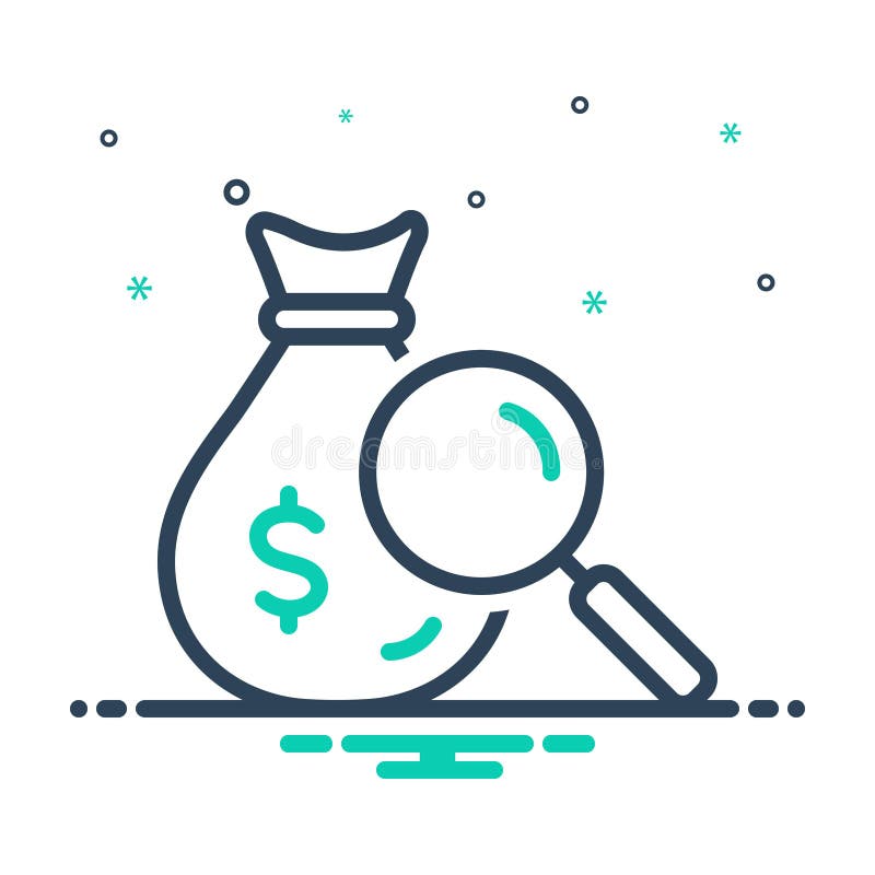 Mix Icon for Findings, Checking and Enquiry Stock Vector - Illustration ...