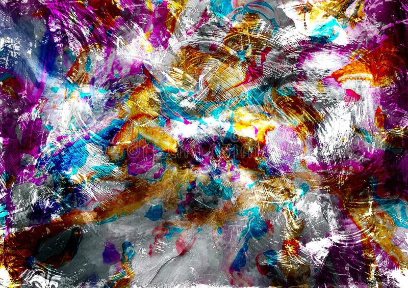 Fine Abstract Art a.101 stock illustration. Illustration of abstract ...