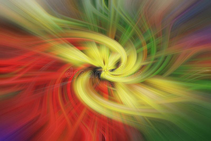 Fine Art Abstract Background. Multi Colored Swirl Stock Illustration ...