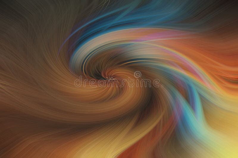 Fine Art Abstract Background. Multi Colored Swirl Pattern Stock ...