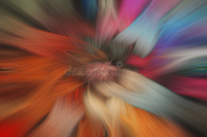 Fine Art Abstract Background. Multi Colored Swirl Stock Illustration ...