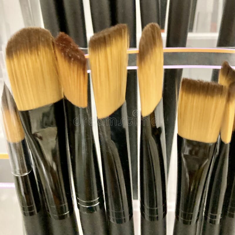 Fine Art Brushes for Painting Stock Photo - Image of bristle, expensive ...
