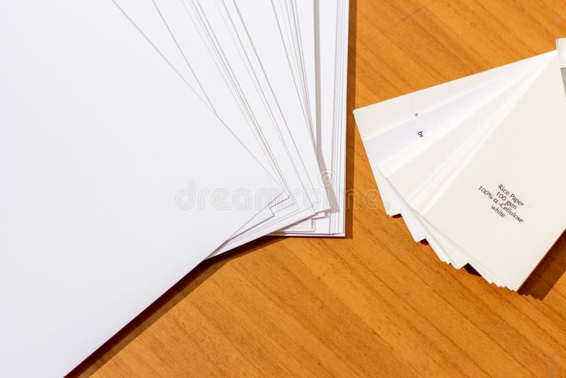 Fine Art Cotton Paper for Inkjet Printers Stock Image - Image of fine ...
