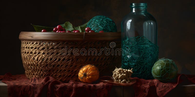 Fine Art Still Life Composition Colors Textures Hyper-rea Created with ...