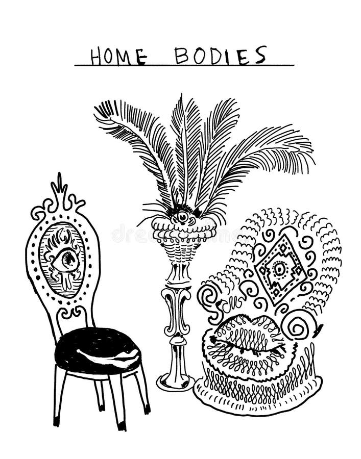 Unique and Absurd Artistic Illustration Stock Illustration ...