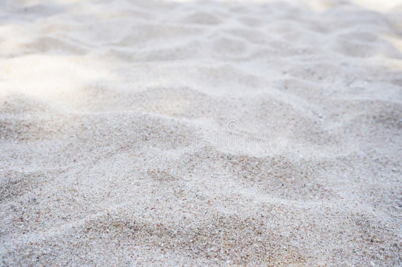 Fine Beach Sand in the Summer Sun Stock Image - Image of imprint ...