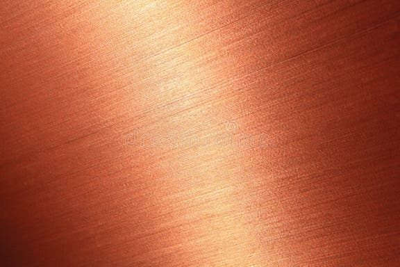 Fine Brushed Copper Texture Stock Photo - Image of detailed, pattern ...