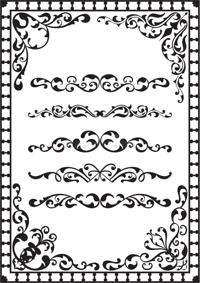 Classic border frames stock vector. Illustration of paper - 18741545