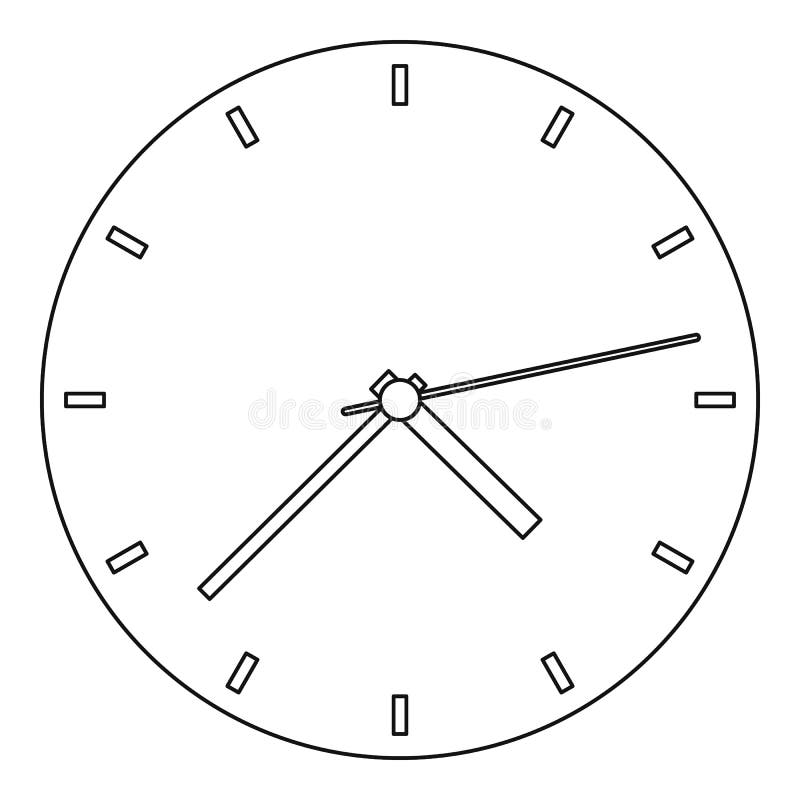 Fine Line Icon Clock Stock Illustrations – 16 Fine Line Icon Clock ...
