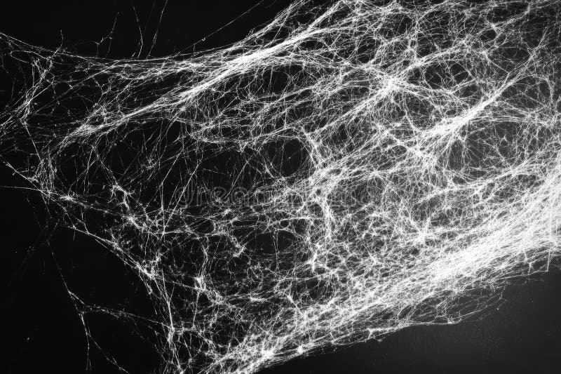 Fine Cobweb Texture, Intricate Natural Patterns of Silky White Threads ...