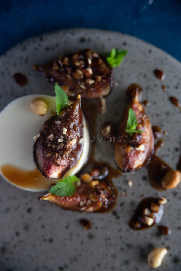 Fine cooking desert stock image. Image of chef, desert - 218466487