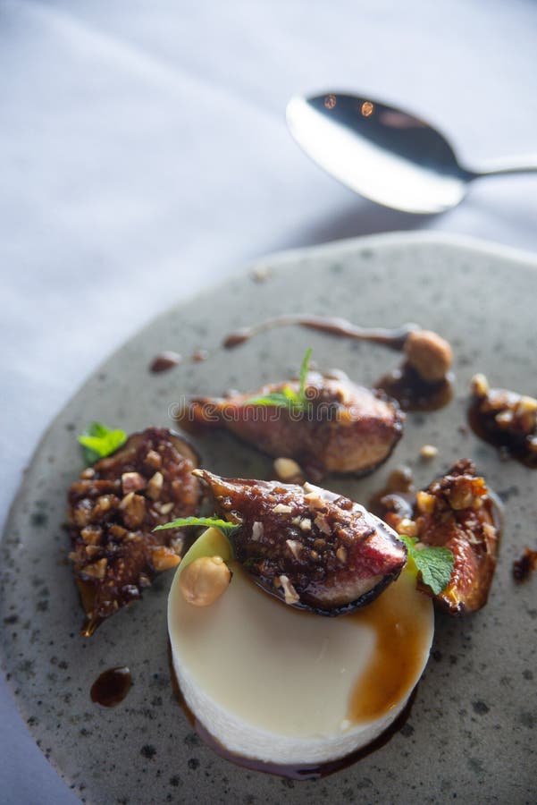 Fine cooking desert stock image. Image of chef, desert - 218466487