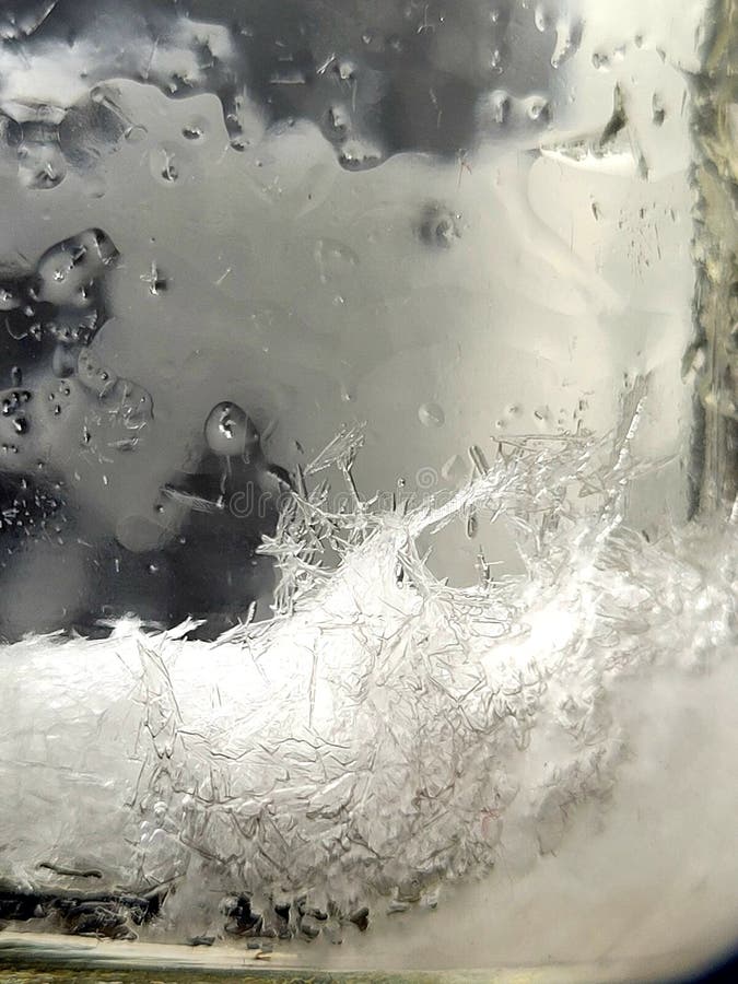 Crystal in storm glass stock image. Image of form, crystals - 242364041