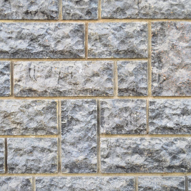 Fine Cut Blue Stone Wall. Edifice, Clay. Stock Image - Image of brick ...
