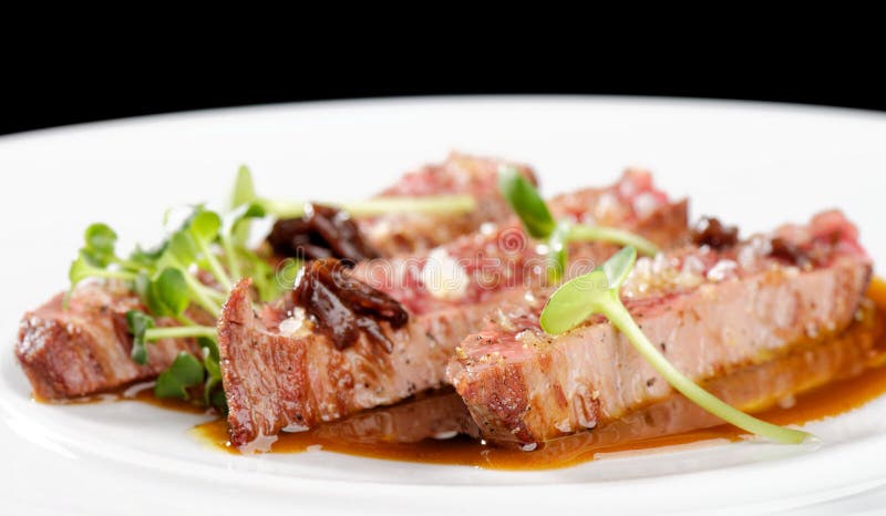 Fine Dining, Angus Beef Steak Fillets Stock Photo - Image of mignon ...