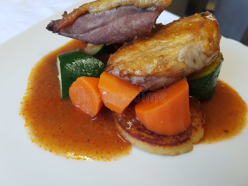 Fine dining food stock image. Image of restaurant, wedding - 141545023