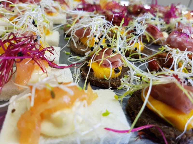 Fine dining food stock image. Image of handmade, wedding - 141550475