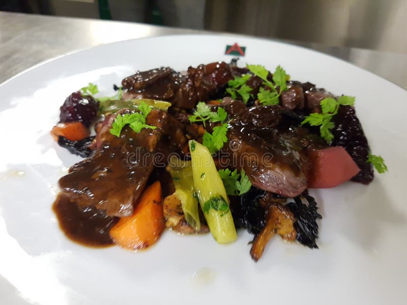 Fine dining food stock photo. Image of delicious, restaurant - 141535318