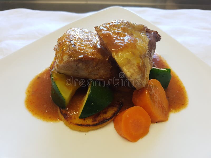 Fine dining food stock photo. Image of gourmet, fine - 141545040