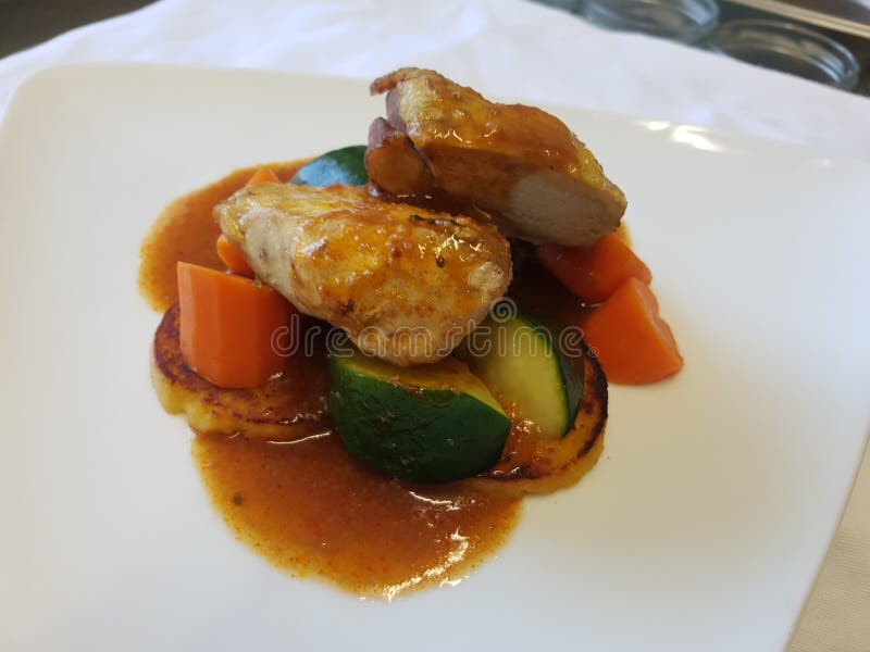 Fine dining food stock photo. Image of food, plate, handmade - 141545046