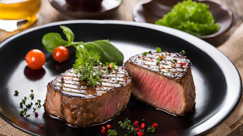 Fine Dining Favorite Premium Filet Mignon, AI Generated Stock ...