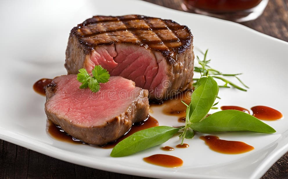 Premium Beef Filet Known for Its Exquisite Flavor, AI Generated Stock ...