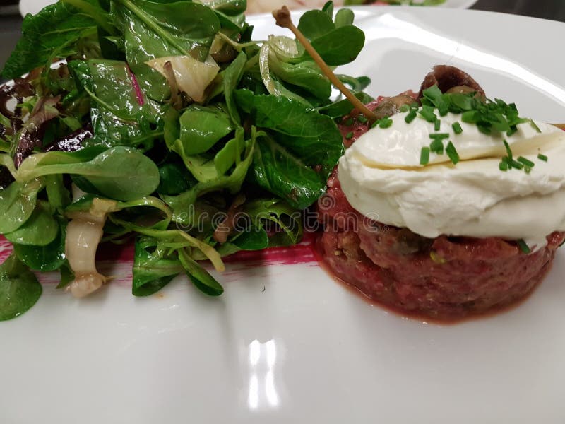 Fine Dining Restaurant Food Handmade Stock Image - Image of fine, food ...