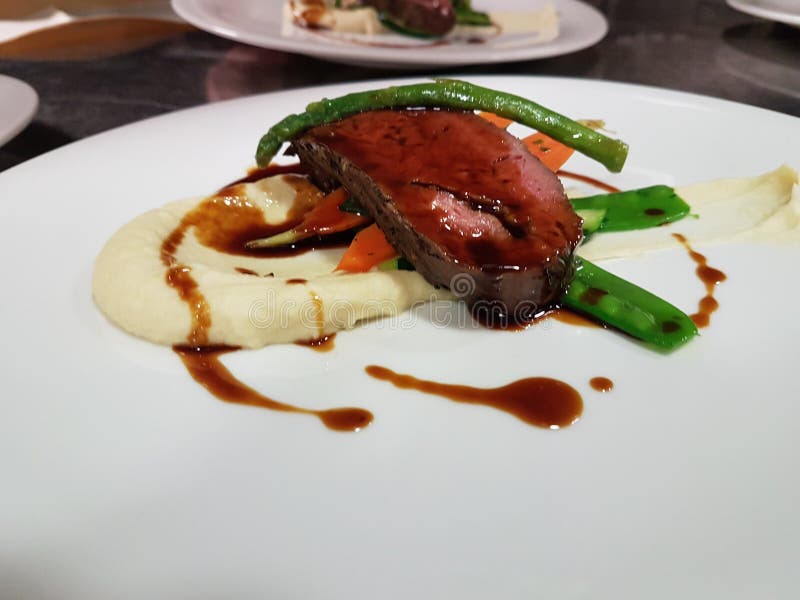 Fine Dining Restaurant Food Handmade Stock Photo - Image of fine ...