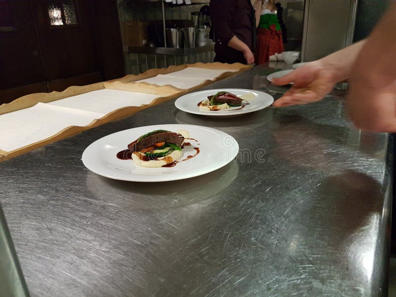 Fine Dining Restaurant Food Handmade Stock Photo - Image of handmade ...