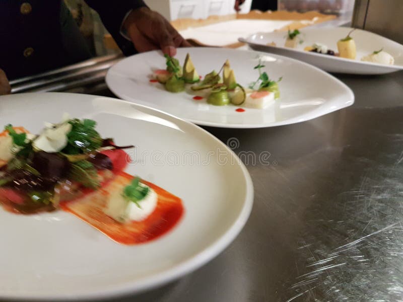 Fine Dining Restaurant Food Handmade Stock Image - Image of food ...