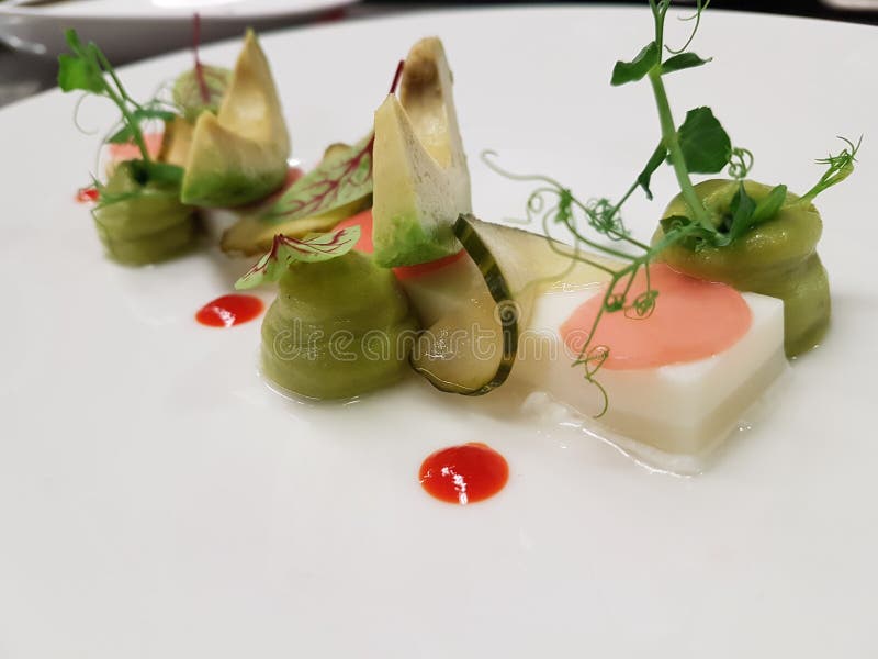 Fine Dining Restaurant Food Handmade Stock Photo - Image of handmade ...