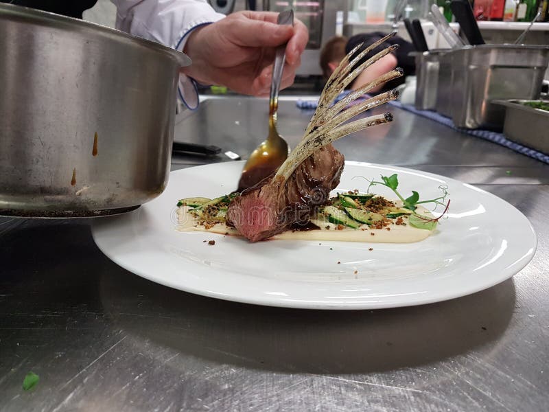 Fine Dining Restaurant Food Handmade Stock Image - Image of fine ...