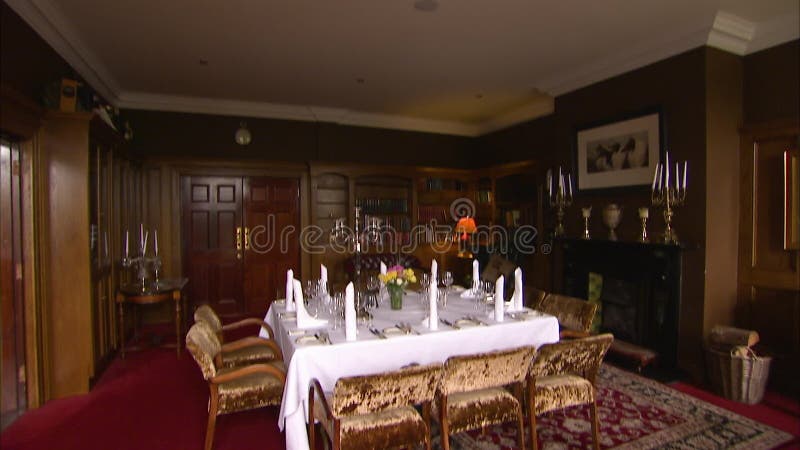 Fine Dining Setup Inside a House Stock Video - Video of elegant, empty ...