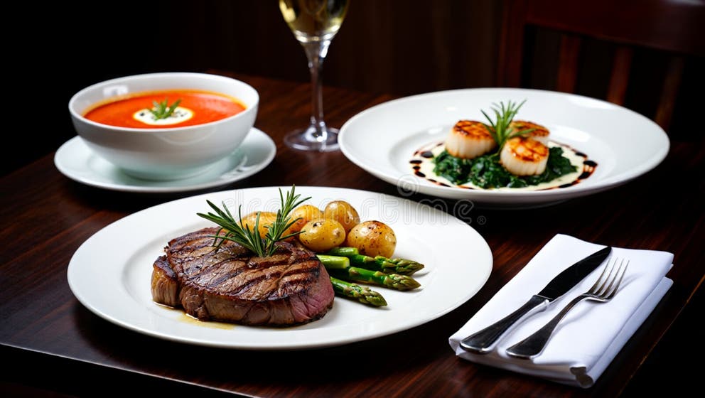 Steak Dinner Experience Stock Illustrations – 5,621 Steak Dinner ...