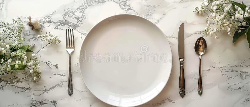 Fine Dining Table Setting, Luxury Restaurant Menu Invitation Mockup ...