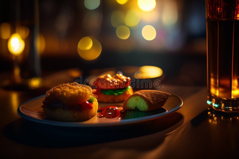 Fine and Elegant Pub ,modern Style, Generated by AI Stock Illustration ...