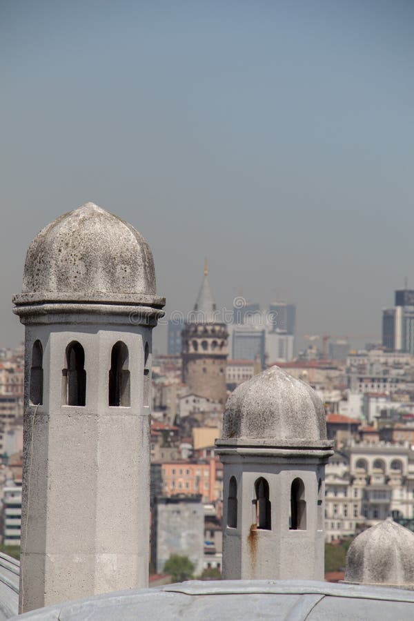 Fine Example of Ottoman Turkish Tower Architecture Stock Photo - Image ...