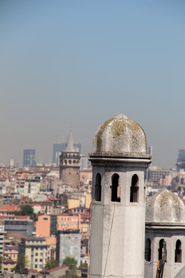 Fine Example of Ottoman Turkish Tower Architecture Stock Image - Image ...