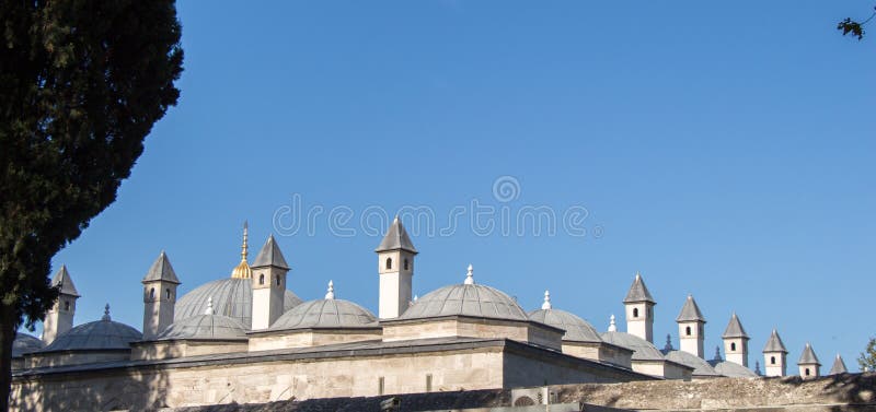Fine Example of Ottoman Turkish Tower Architecture Stock Photo - Image ...