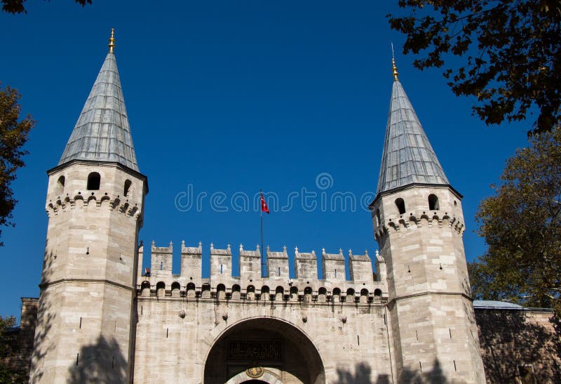 Fine Example of Ottoman Turkish Tower Architecture Stock Image - Image ...