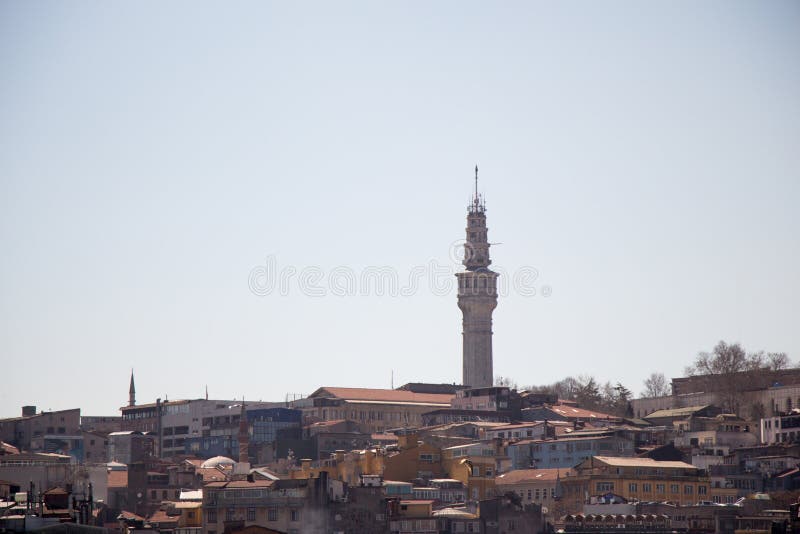 Fine Example of Ottoman Turkish Tower Architecture Editorial ...