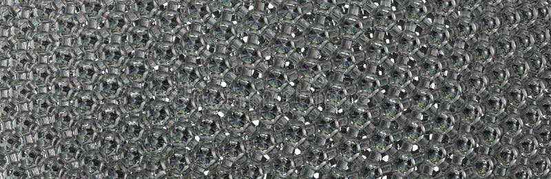 Fine Glass Mesh Clear Refreshing Crystal Elegant Modern 3D Rendering ...