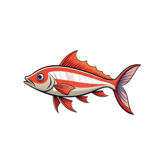 Fine Goatfish Artwork Featuring Realistic Details Stock Image ...